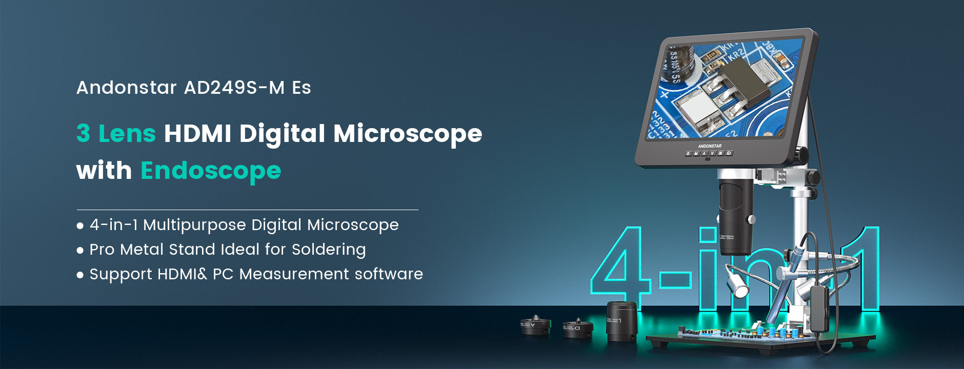 Andonstar Digital Microscope | Best Tool for PCB Soldering SMD Repair